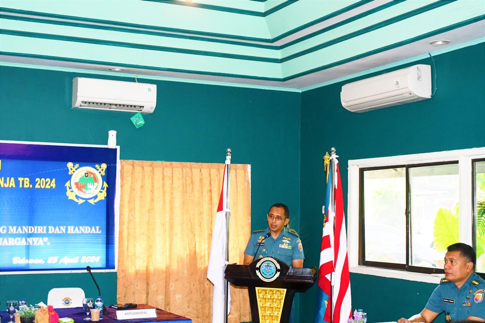 Danlantamal I Membuka Acara RAT Puskopal Tahun Buku 2023