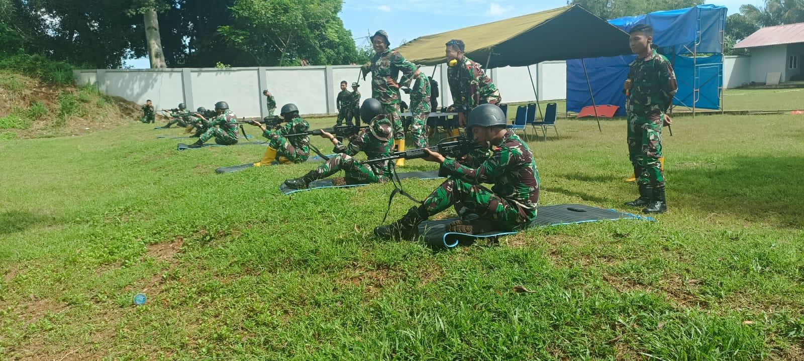 ASAH NALURI TEMPUR PRAJURIT, SATLINLAMIL 3 LAKSANAKAN LATIHAN MENEMBAK